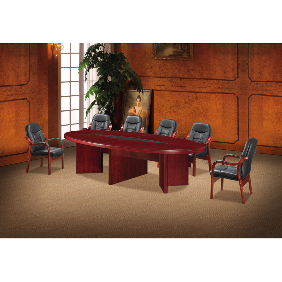 FURNI BOSS | Oval-Shape boardroom table