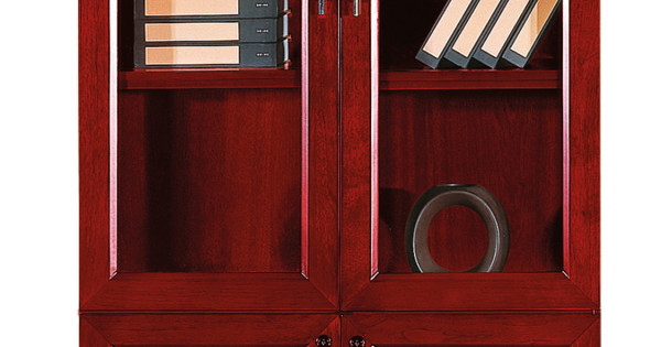 FURNI BOSS | Office Wall Unit - Glass Display Cabinet - Executive Book ...