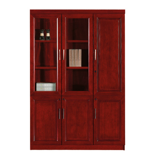 FURNI BOSS | Office Wall Unit - Glass Display Cabinet - Executive Book ...